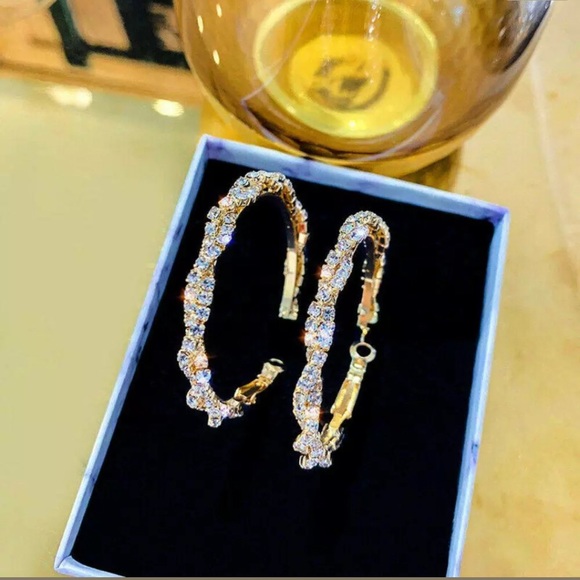 Jewelry | 18k Gold Plated Hoop Earrings | Poshmark